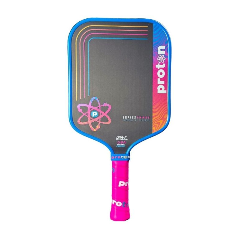 Proton Flamingo 15mm Widebody (xanh/hồng) – VPV Vợt PickleBall Việt Nam
